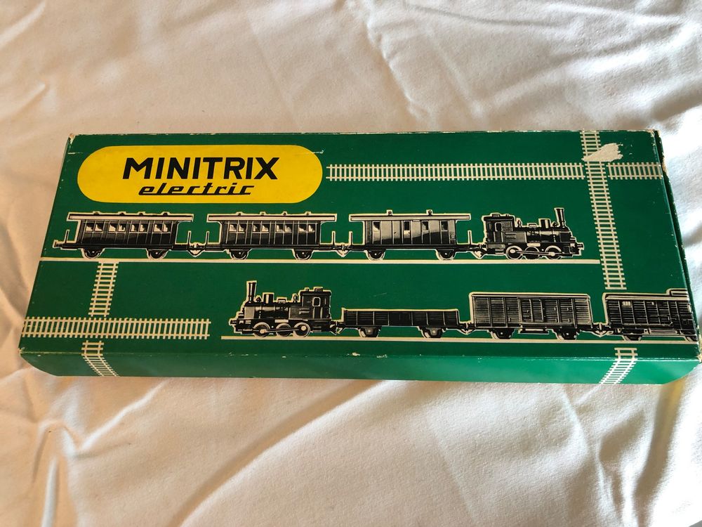 MINITRIX Set von 1965, Dampf- Lok mit 3 Güterwagen, in OK | Kaufen auf ...