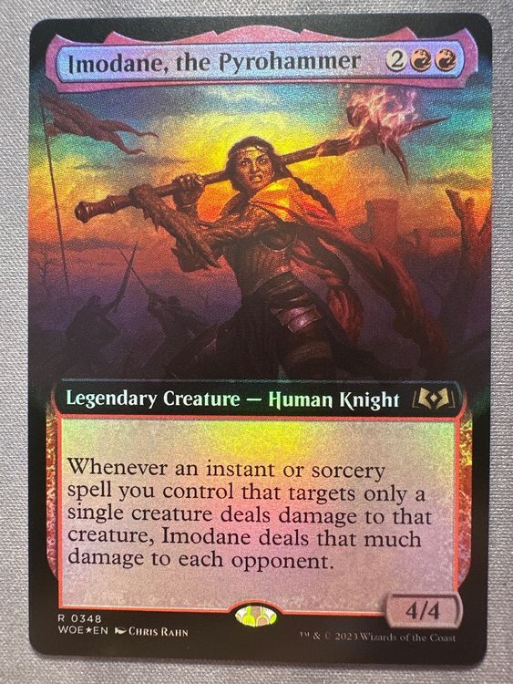 Imodane, the Pyrohammer FOIL Variant 0348 Wilds of Eldraine (Neu ...