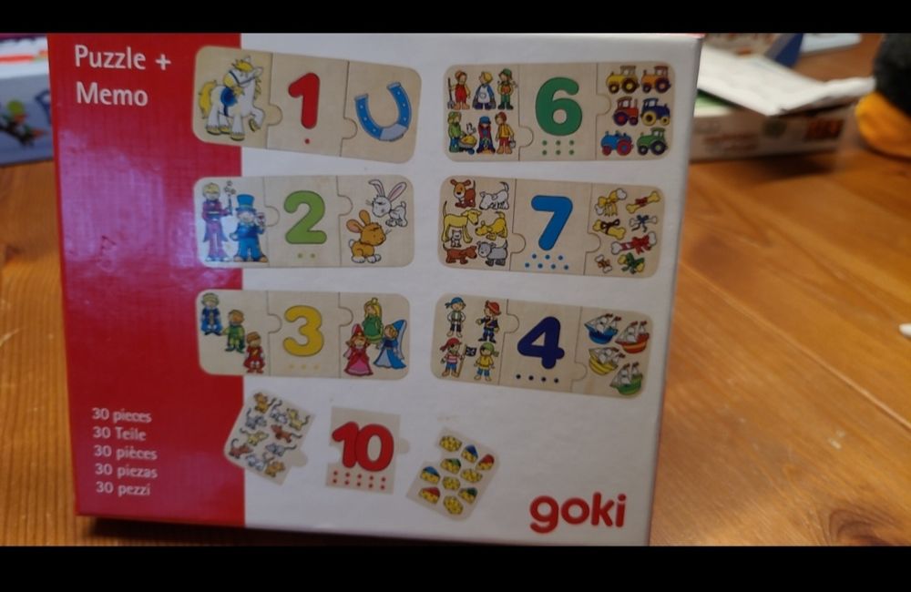 GoKi Zahlen Puzzle + Memo Spiel | Kaufen auf Ricardo