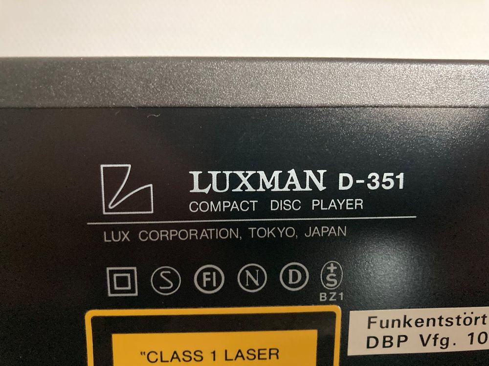 Luxman D-351 CD-Player | Kaufen auf Ricardo