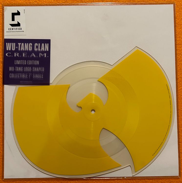 Wu-Tang Clan - C.R.E.A.M. - Limited Edition Shaped 7“ Single | Kaufen auf Ricardo