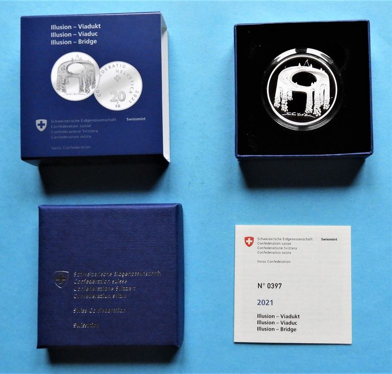 20 Fr 2021 Illusion - Viadukt PP Nr. 397 | Kaufen auf Ricardo