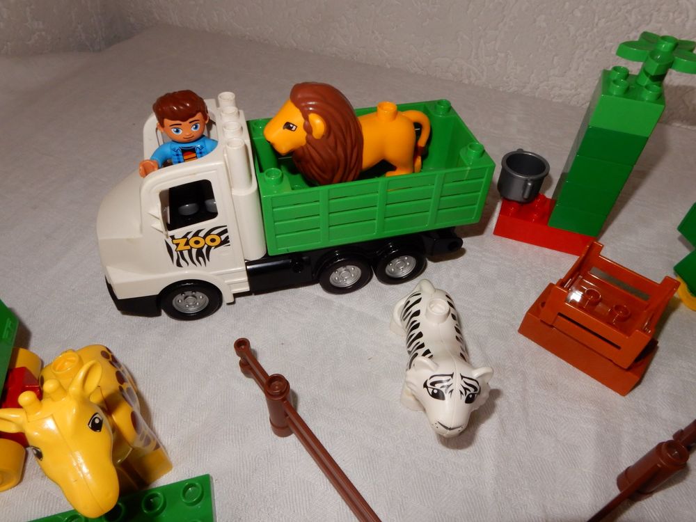 LEGO DUPLO Zoo Transporter 6172 und Steine, Tiere, Anhänger | Kaufen auf Ricardo
