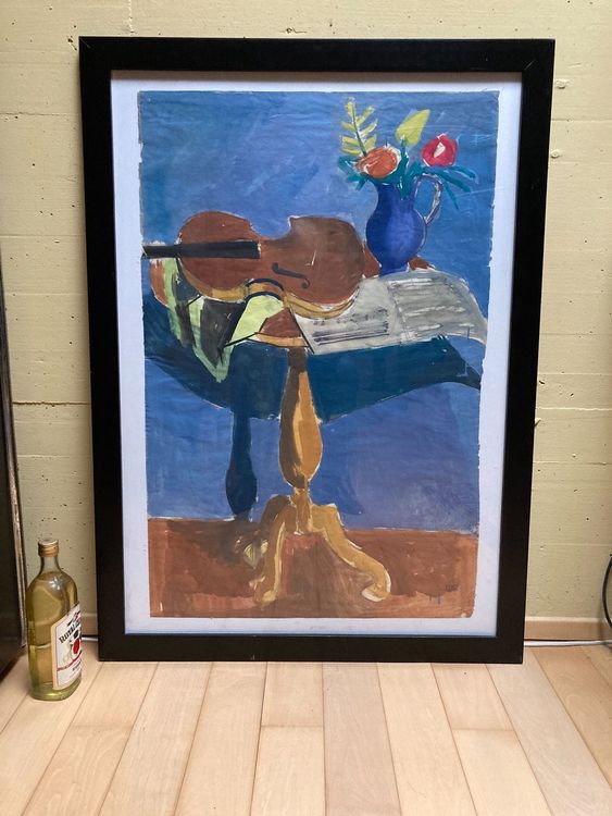 Orig. Aquarell/Gouache "Stillleben" Hans ROHNER 1898-1972 (Gebraucht ...