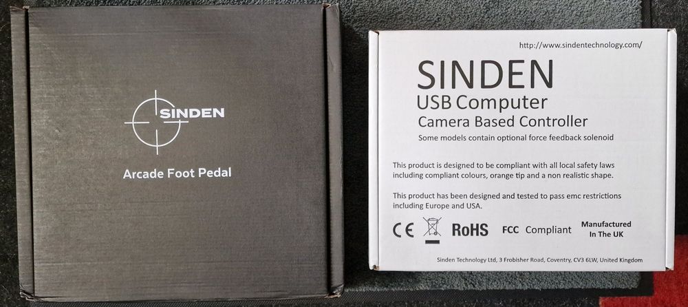 Sinden Lightgun mit Recoil und das Sinden Pedal Top (Gebraucht) in Baar ...