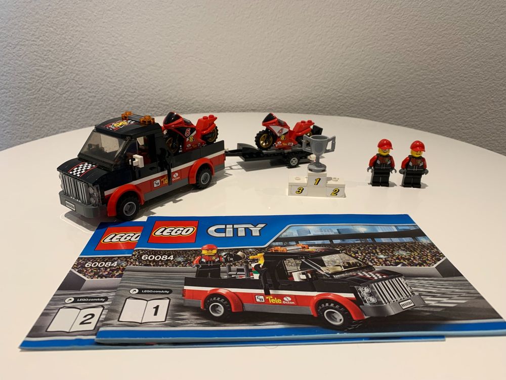 Lego City 60084 Rennmotorrad-Transporter (Gebraucht) in Bürglen TG für ...