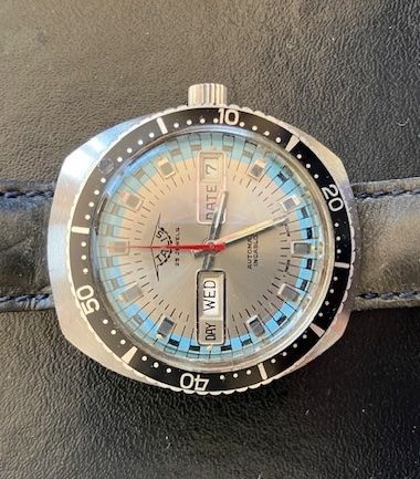 Talis vintage Herren Taucheruhr Day Date Automatic ca 1970 | Kaufen auf Ricardo