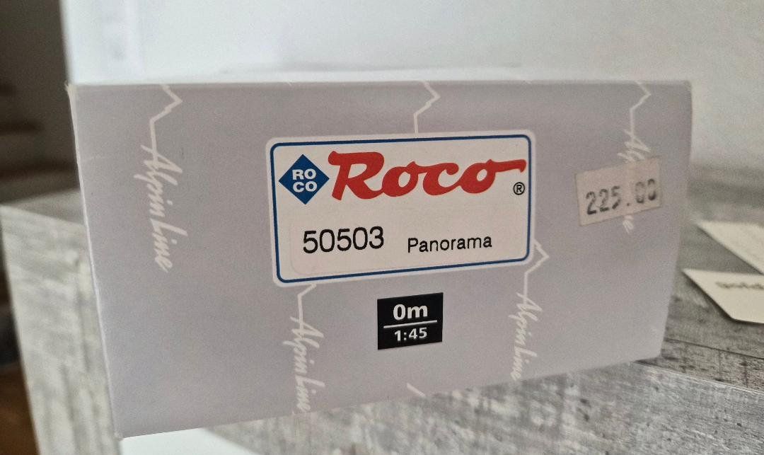 ROCO Alpin Line Spur 0m 1:45 FO Panoramawagen, Nr, 50503 OVP (Neu ...