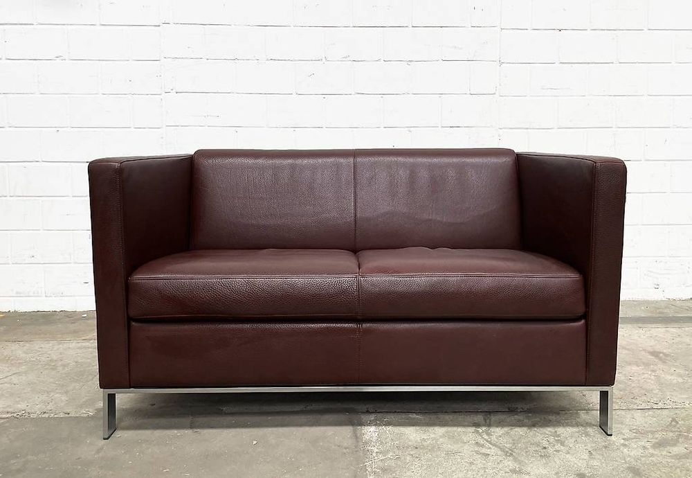 Designer Leder-Sitzgruppe braun /Foster 501 (Walter Knoll) (Gebraucht ...