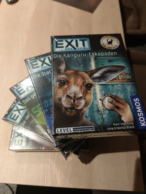 5 Exit Spiele originalverpackt | Kaufen auf Ricardo