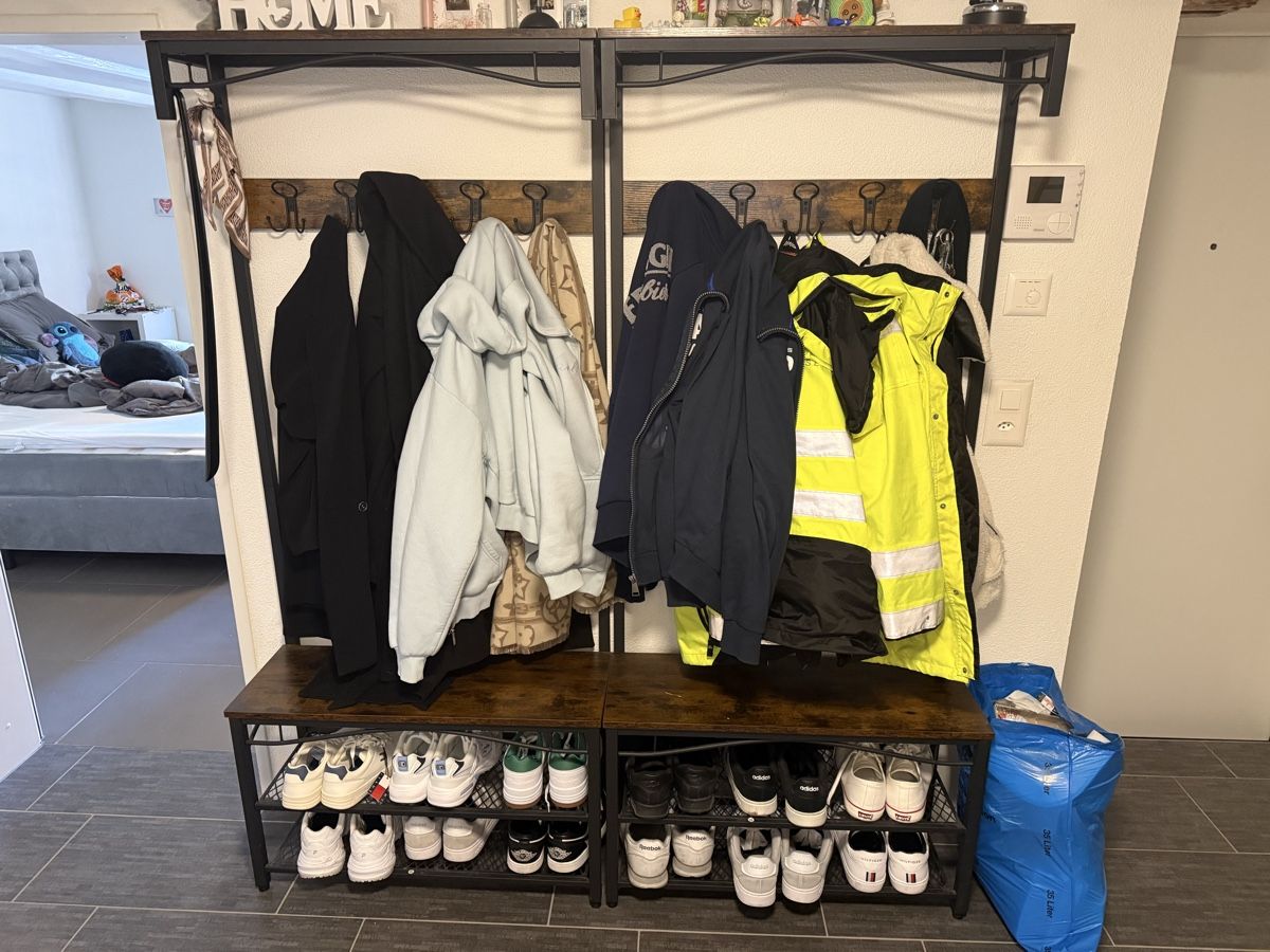 Garderobe mit Schuhablage, Vintage Look, Top Zustand! (54) (Gebraucht ...