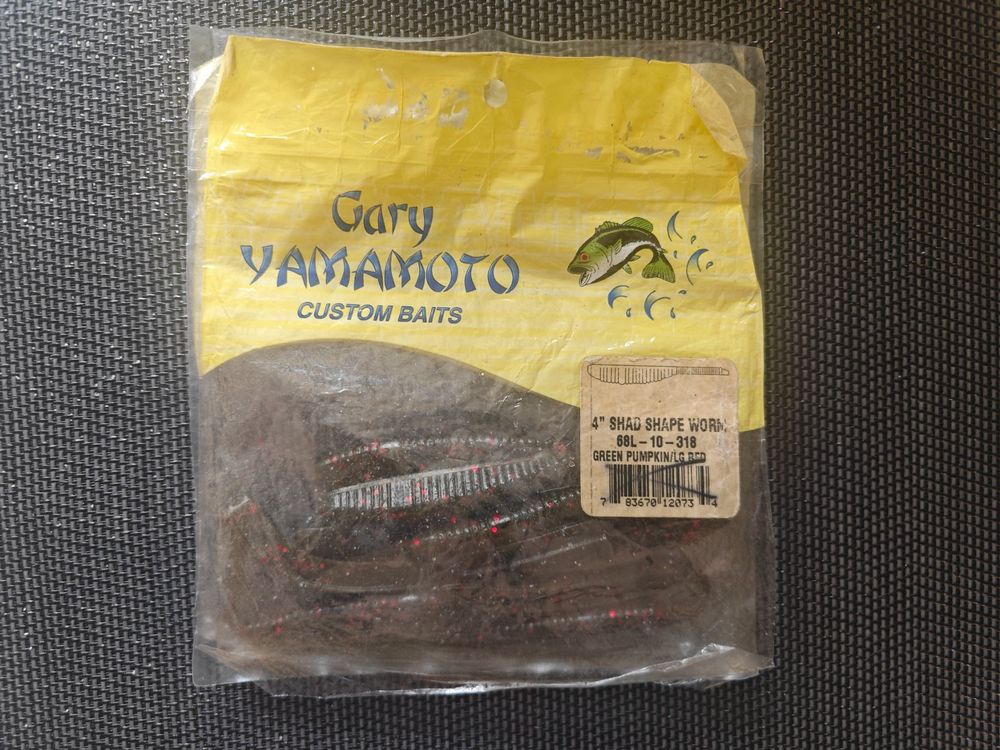 Gary Yamamoto Shad Shape Worm, 4", 10 Stk (Neu (gemäss Beschreibung ...