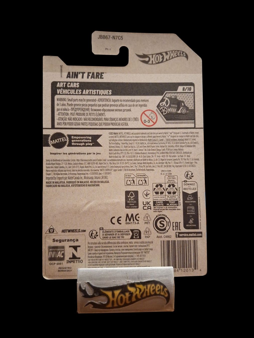 Hot Wheels HW Art Cars 2025 Ain't Fare 8/10 L D (Neu (gemäss ...