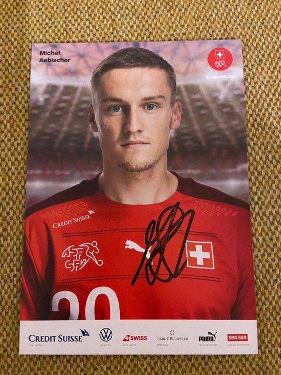 Autogrammkarte MIchel Aebischer (Gebraucht) in Adliswil für CHF 5 – mit ...