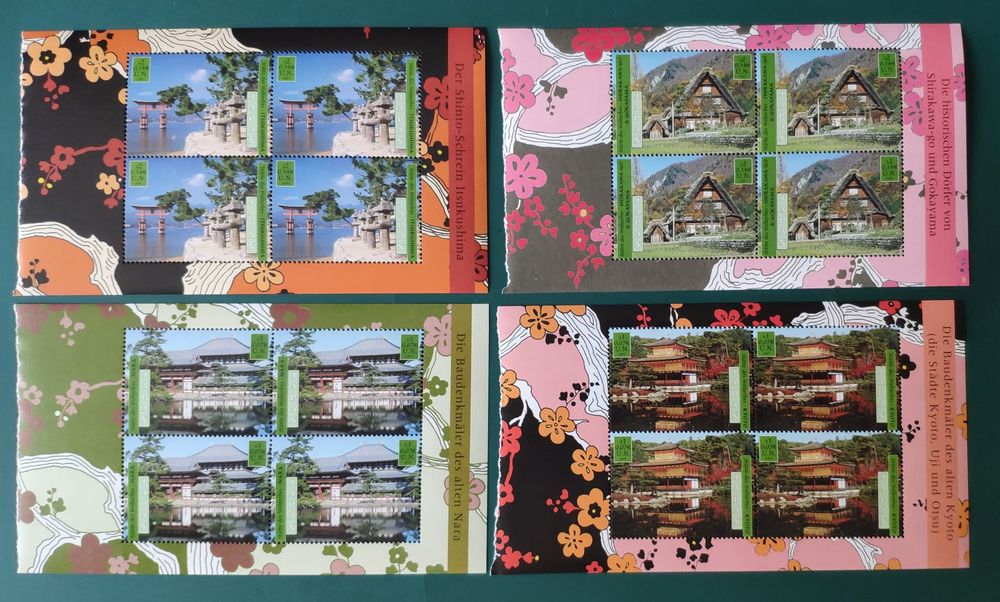 UNO Japan 2001 Div. ** Marken aus Heft / Couvert / Hefte (Gebraucht) in ...