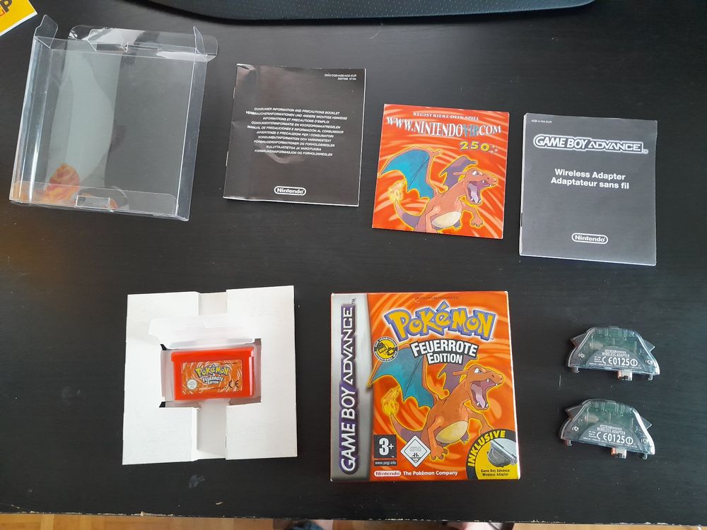GBA Pokémon Feurrote Edition DE mit OVP (Gebraucht) in Tramelan für CHF ...