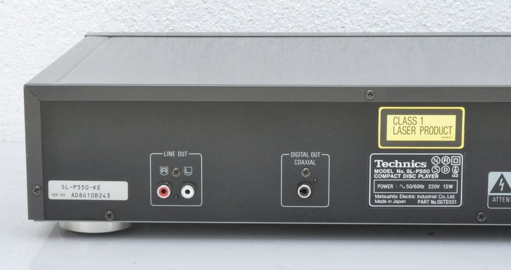 Technics SL - P 550 Class AA // CD Player Ohne FB. (Gebraucht) in ...
