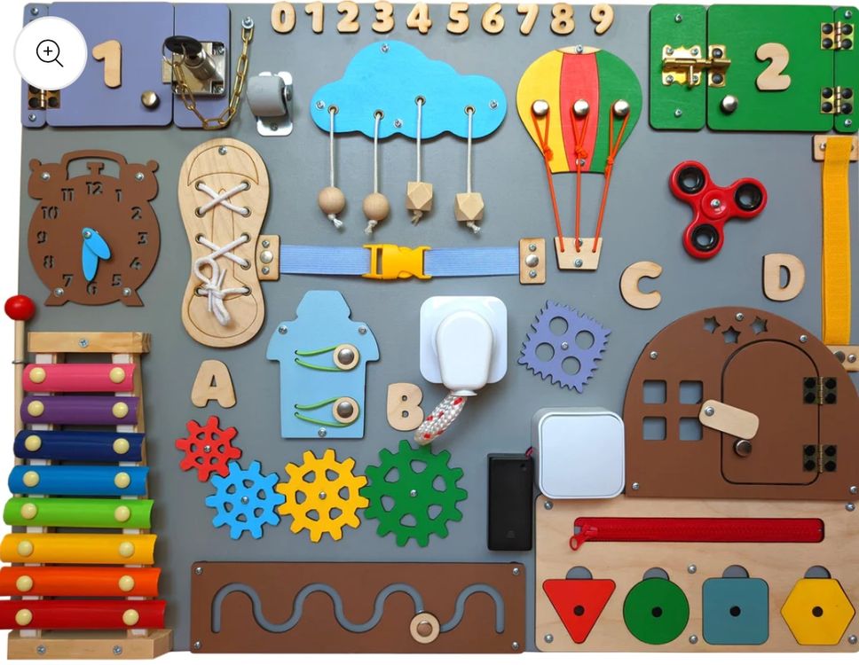 Buntes Motorikbrett 65x50 cm (Neu und originalverpackt) in Wallisellen ...