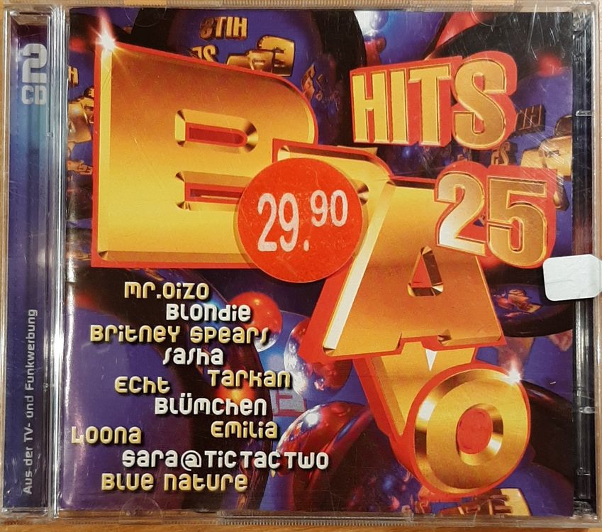 Bravo Hits 25, Doppel CD, Hit Compilation 1999, Sampler (Gebraucht) in ...