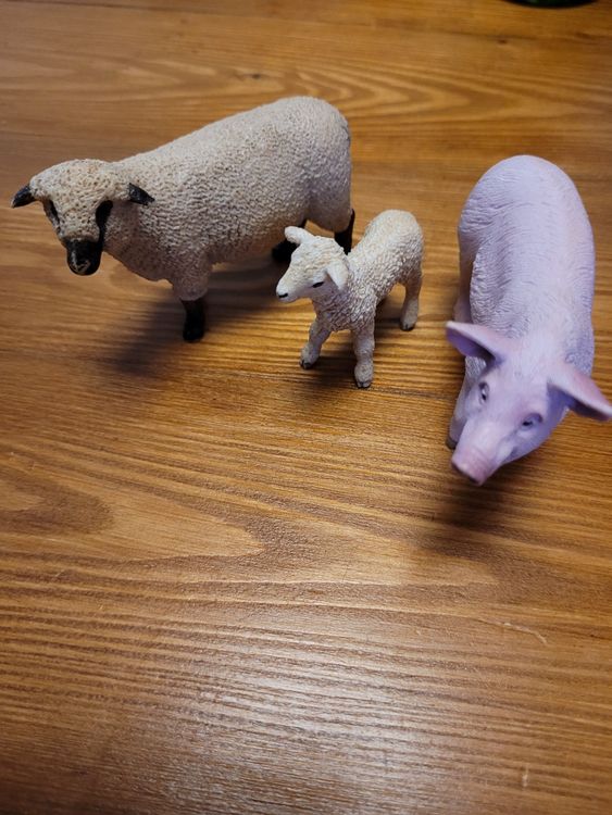 Schaf, Lamm, Schwein von Schleich | Kaufen auf Ricardo
