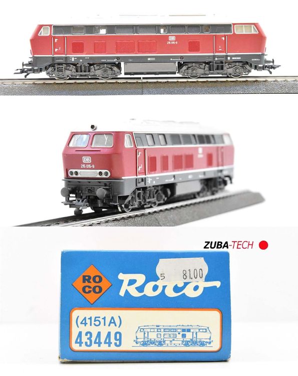 Roco 43449 Diesellok BR 215 DB H0 GS OVP (Gebraucht) in für CHF 40.5 ...