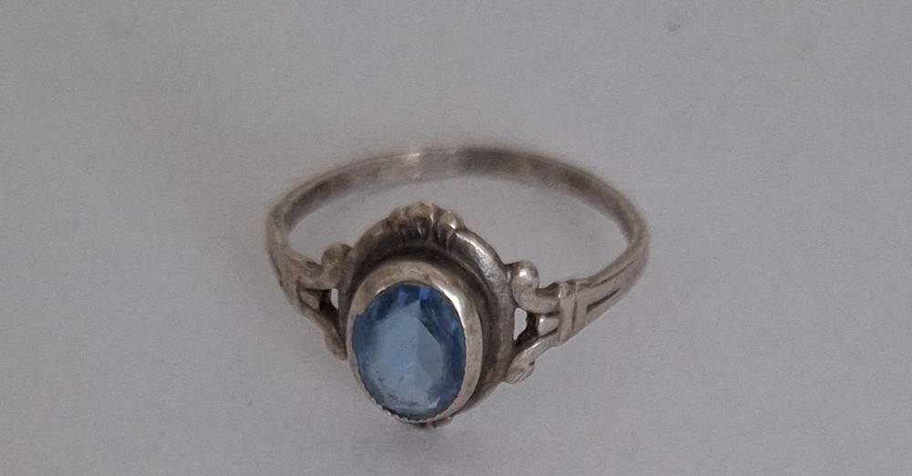 ART DECO RINGLI MIT AQUAMARIN (Gebraucht) in Kerzers für CHF 27 – mit ...