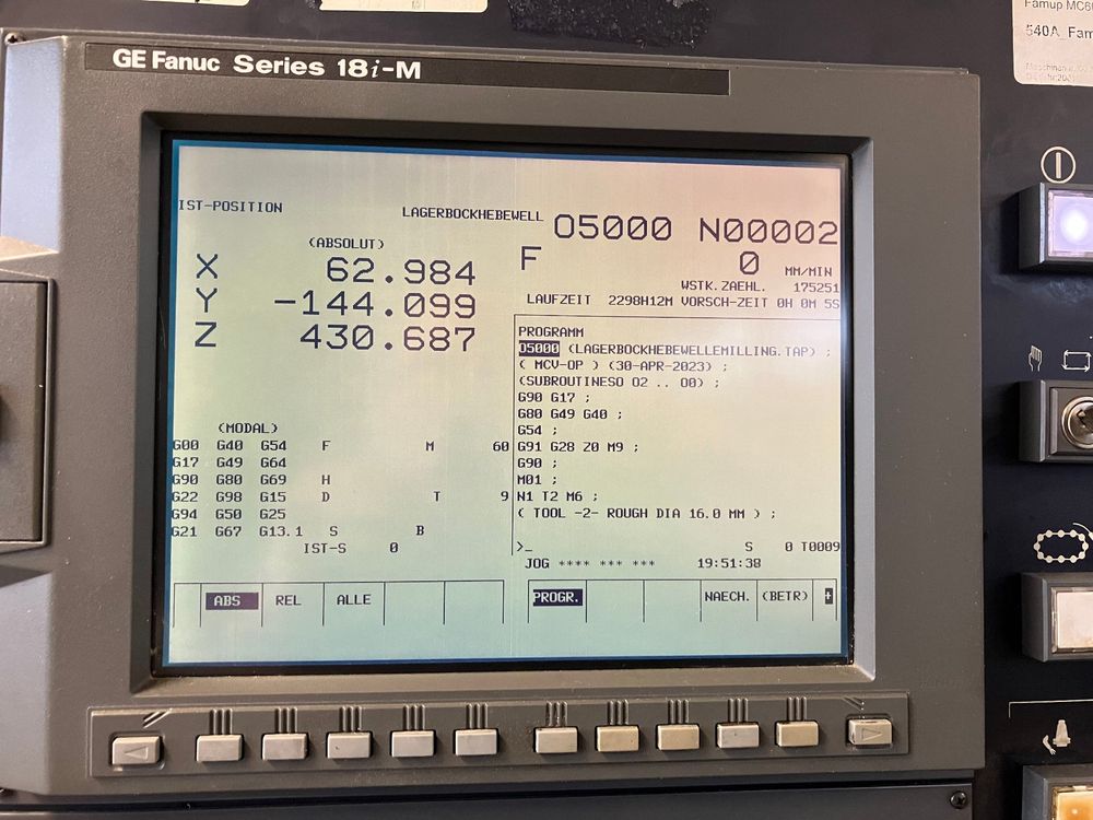 CNC Fräsmaschine Fanuc 18i-M | Kaufen auf Ricardo