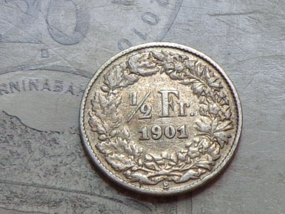 1/2 Fr. 1901 B - Rare | Kaufen auf Ricardo