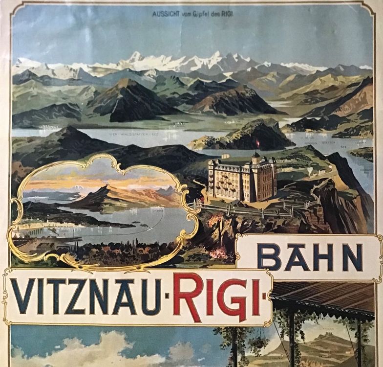 Vitznau Rigi Bahn Grosse Plakat | Kaufen auf Ricardo