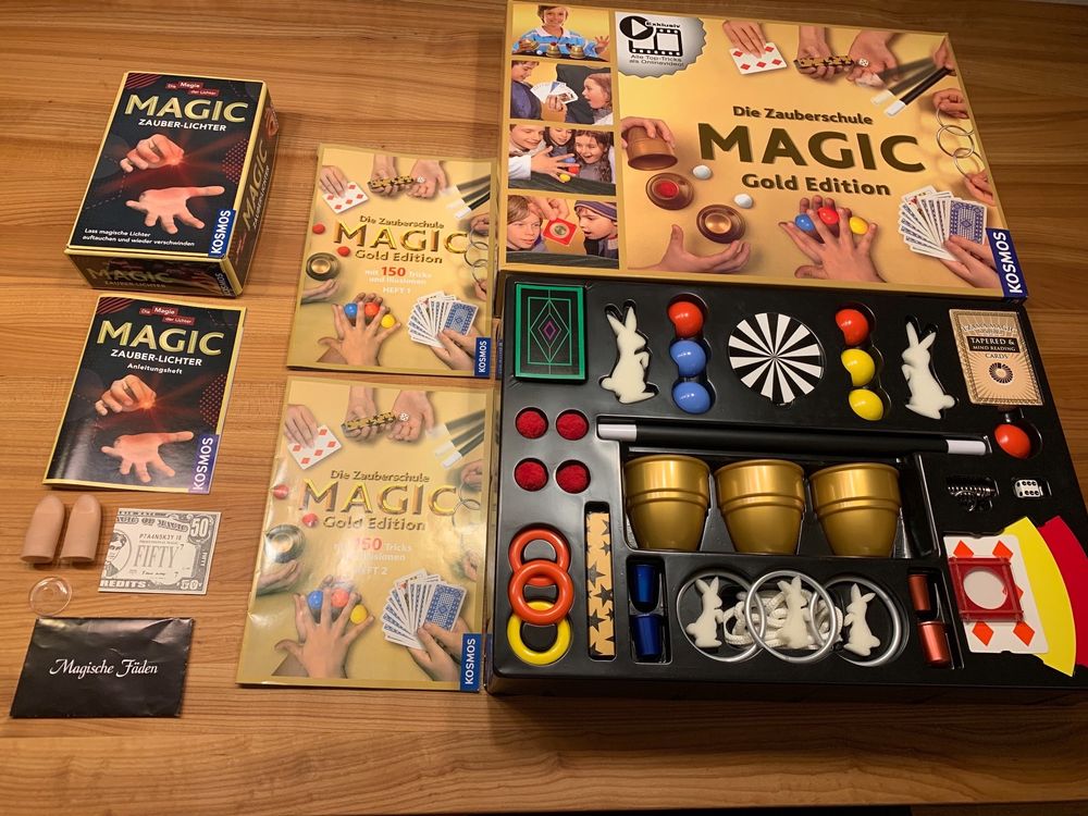 Zauberkasten Magic Gold Edition und Magic Zauber Lichter (Gebraucht) in ...
