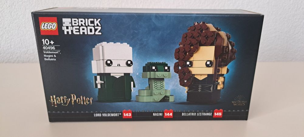 LEGO Harry Potter BrickHeadz 40496 Voldemort, Nagini, Bellat (Neu und ...