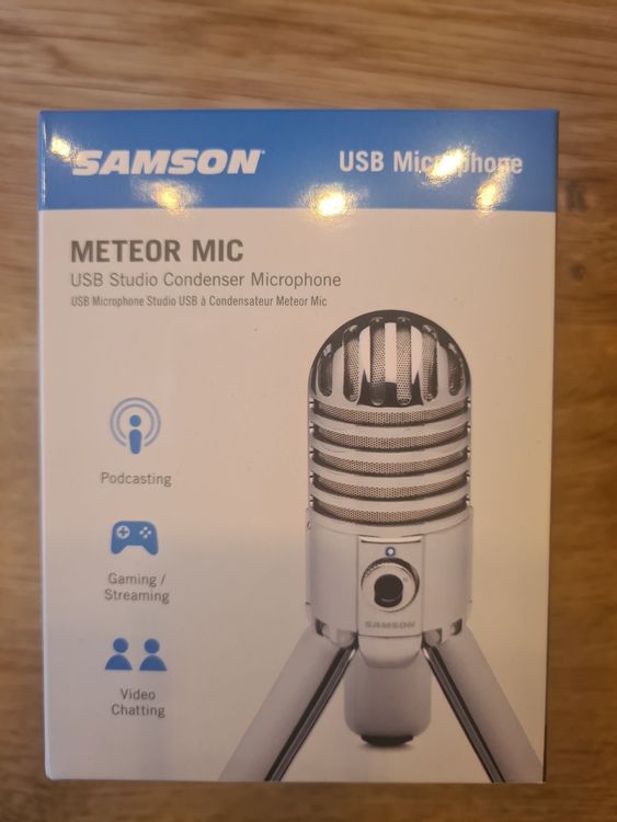 SAMSON Meteor Mic, USB Studio Condenser Microphone (Neu und ...