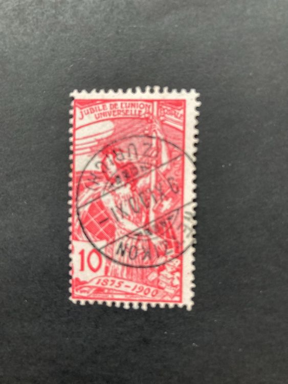 Schweiz 1900 UPU 10 Rp. Vollstempel WETZIKON 9.XI.00 | Kaufen auf Ricardo