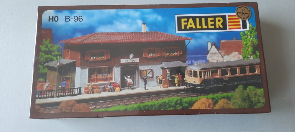 Faller B-96 - Bausatz Bahnhof Holzhausen, 60er Jahre Rarität (Neu und ...