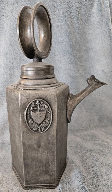 Alte Zinnkanne mit Schraubverschluss | Kaufen auf Ricardo