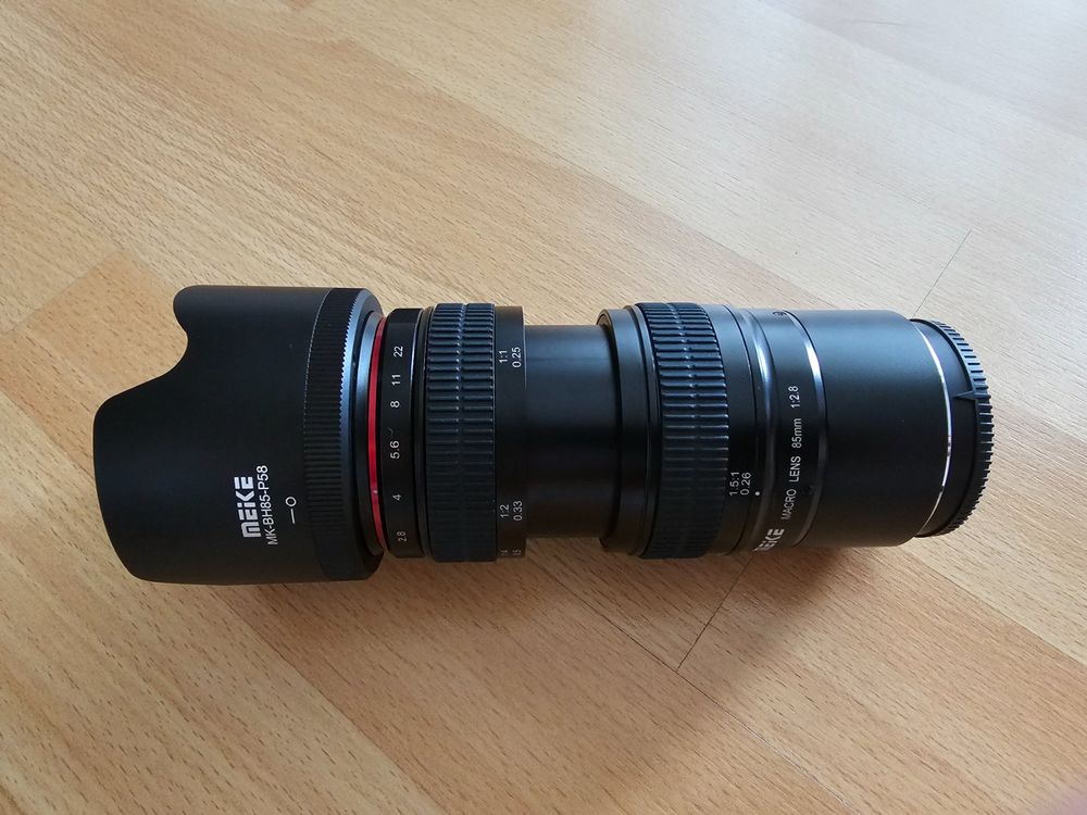 Meike 85mm f/2.8 Macro Lens, MFT (Neu (gemäss Beschreibung)) in Mollis ...