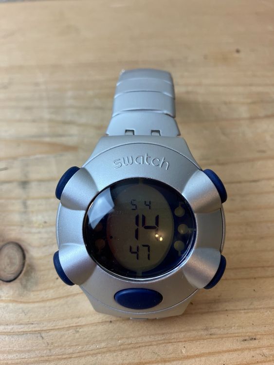 Swatch .beat mit Metallarmband silber aluminium | Kaufen auf Ricardo