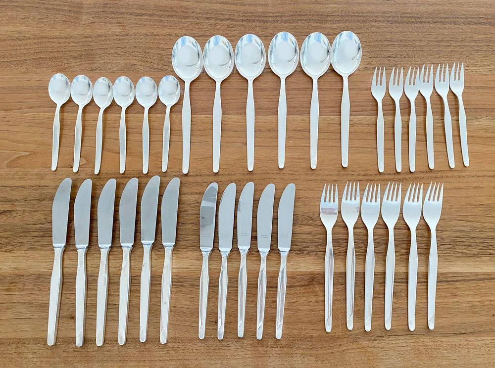 Silberbesteck 35-teilig (Gebraucht) in Willisau für CHF 36 – mit Lieferung auf Ricardo kaufen