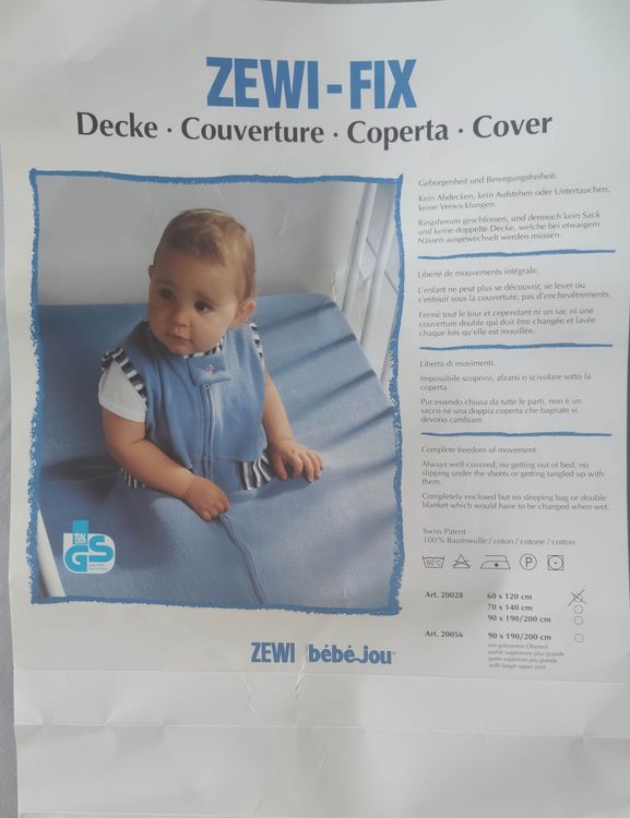 ZEWI-FIX 60x120 cm (Gebraucht) in für CHF 10 – mit Lieferung auf ...