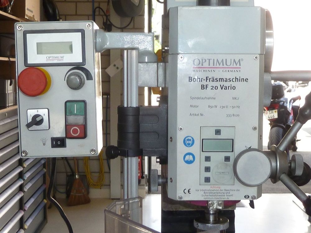 Bohr- Fräsmaschine Optimum BF20 Vario (Defekt) in Flurlingen für CHF ...