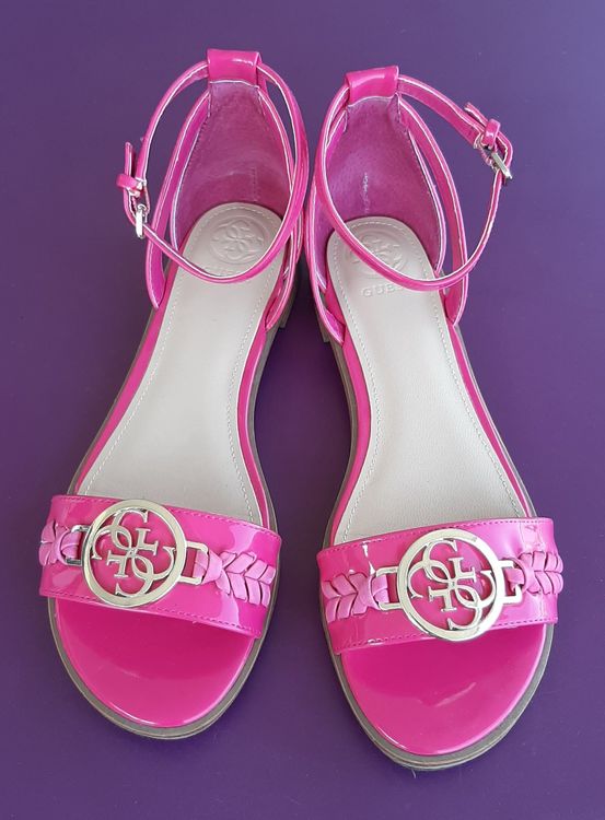 Sandales rose laqués de la marque Guess, taille 39 (Gebraucht) in ...