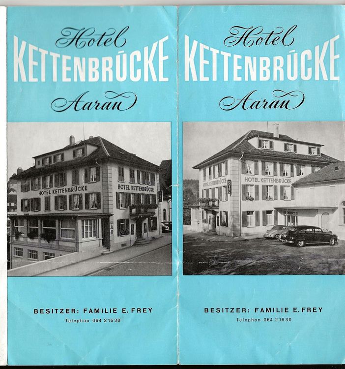 Hotel Kettenbrücke Aarau ky (Gebraucht) in Aarau für CHF 2 – mit Lieferung auf Ricardo kaufen