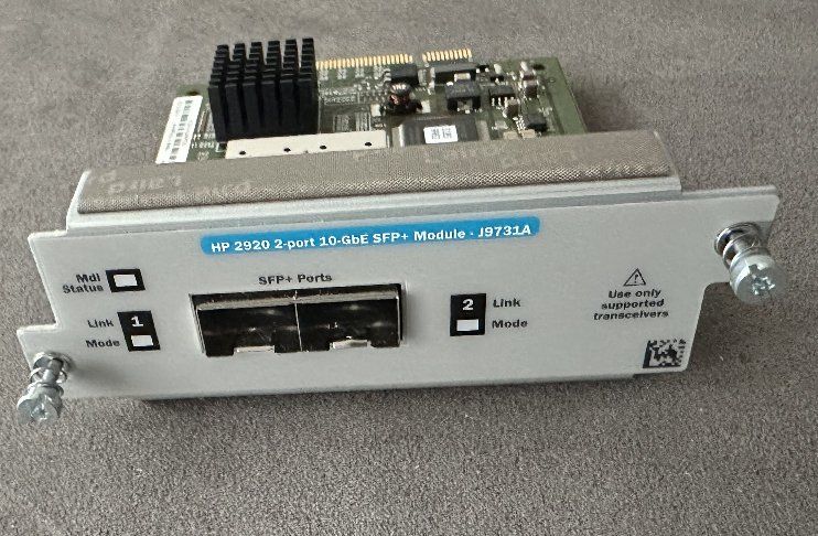 HPE ProCurve/Aruba 2920 2-Port 10GbE SFP+ Module J9731A | Kaufen auf ...