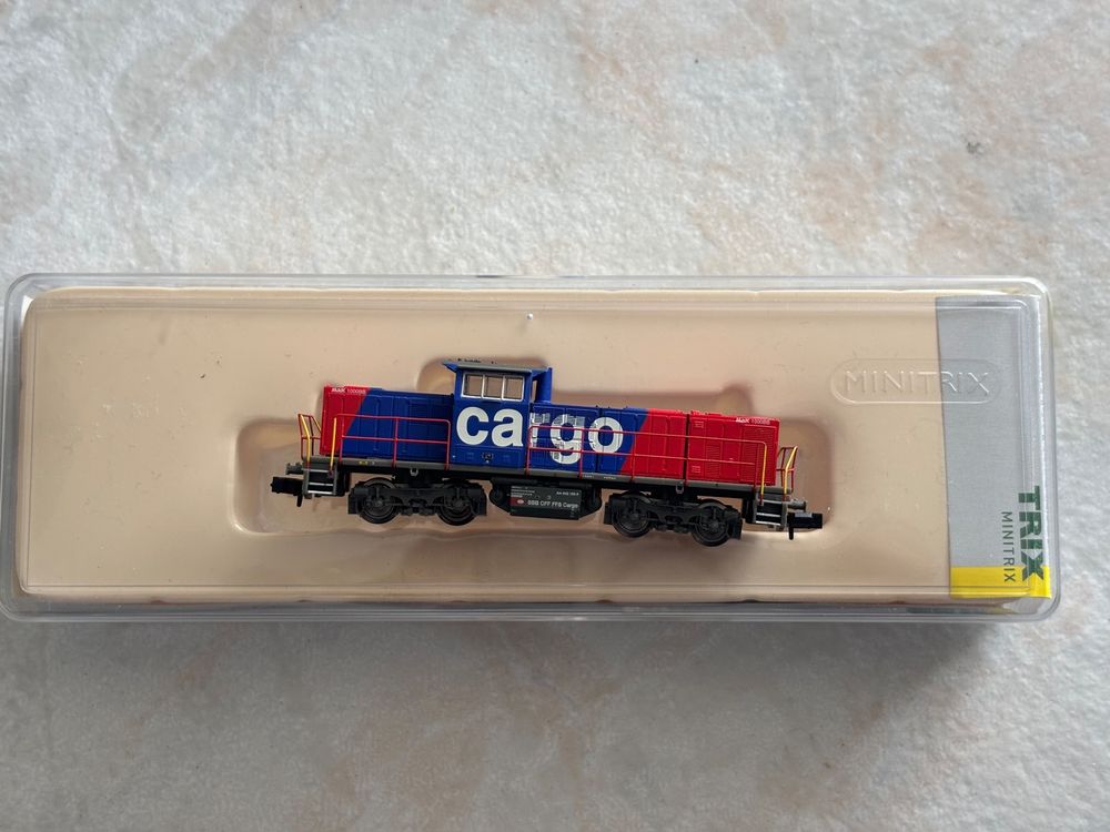 Minitrix 12352 Diesellok Am 842 Cargo SBB (Neu (gemäss Beschreibung ...