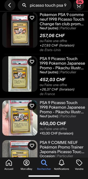 PSA 9/10 Pokemon 1998 Picasso Touch PIKACHU ILLUSTRATOR SET | Kaufen ...