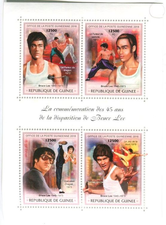 Block "Bruce Lee". Guinea | Kaufen auf Ricardo