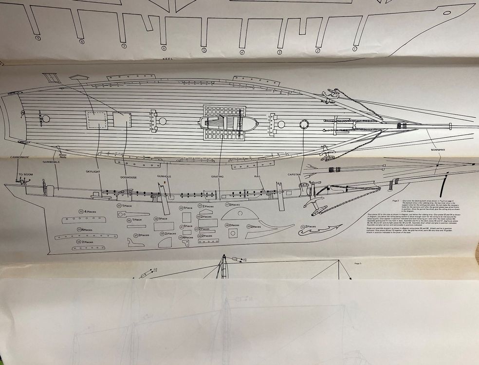 vintage HMS SWIFT 1783 Ark Model Kit Made in England Essex (Neu (gemäss ...