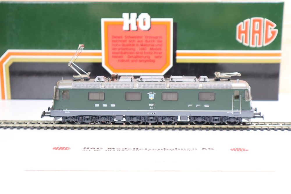 HAG SBB Re 6/6 E-Lok "Gampel Steg" H0 - Digital + Sound (D'occasion) à ...