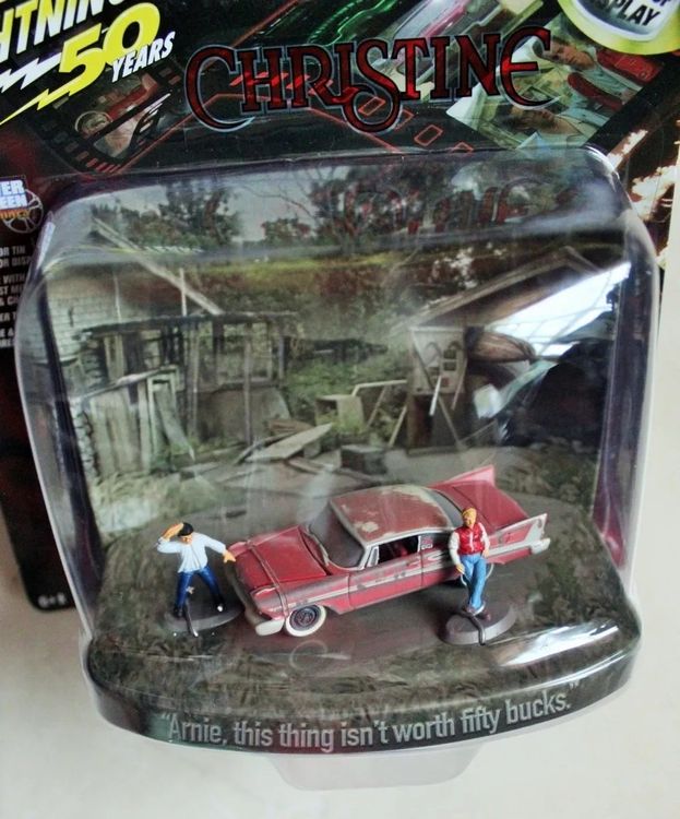 Plymouth Fury 1958 rot weiß verschmutzt Diorama CHRISTINE (Neu und originalverpackt) in Wetzikon ...