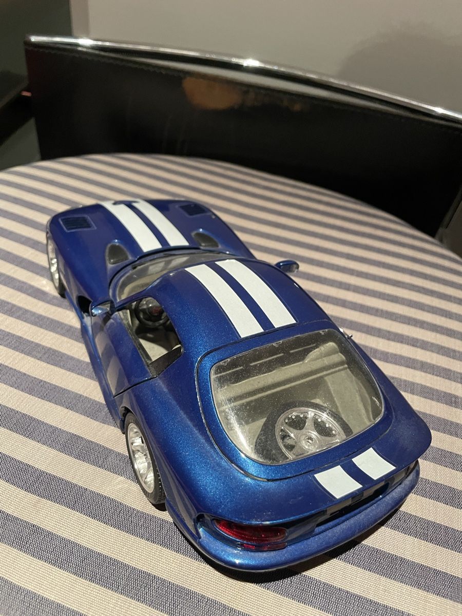 Dodge Viper GTS Coupe, blau-weiss, Massstab 1:18, Top! (Gebraucht) in ...